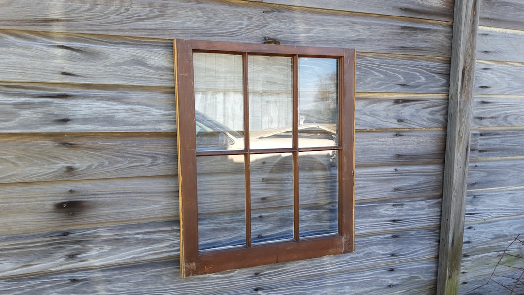 Antiuque Wood Window Frame, 28 X 24 - Etsy