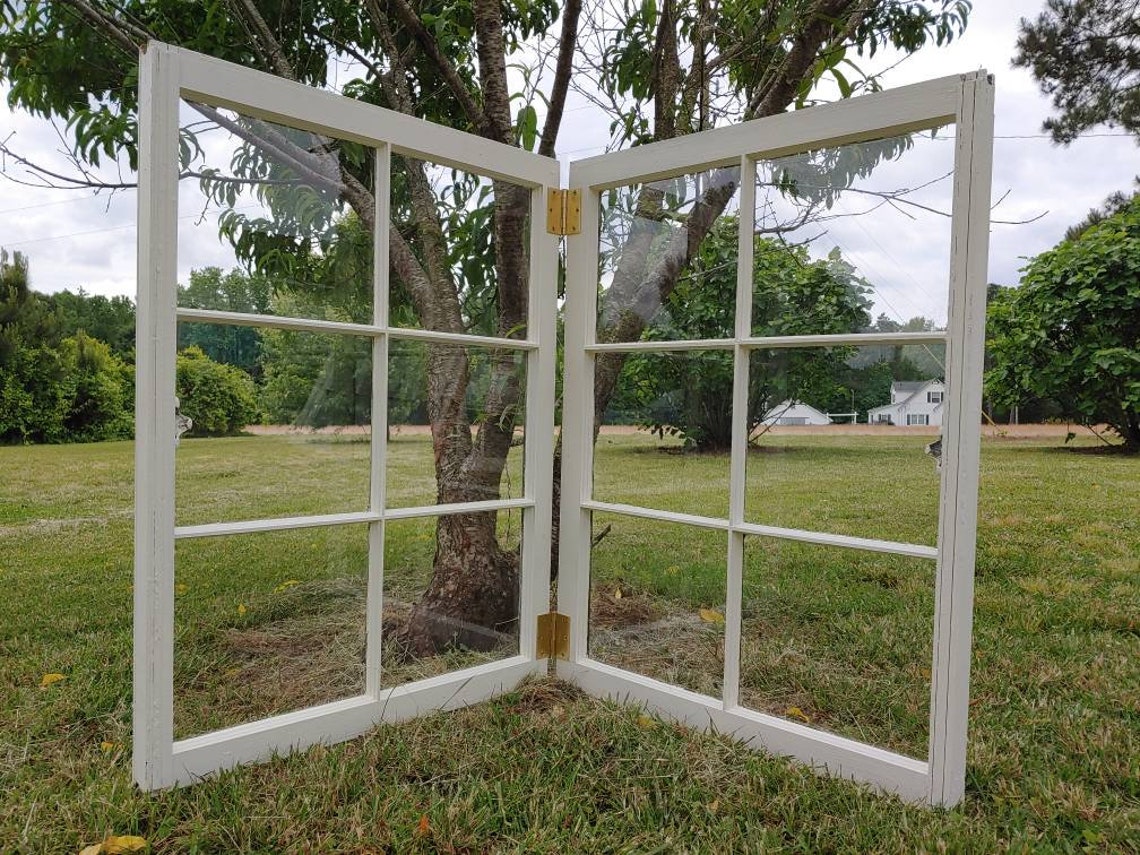 Vintage Antique Farm Window Sash Frame 6 Pane 36x28 Wedding | Etsy