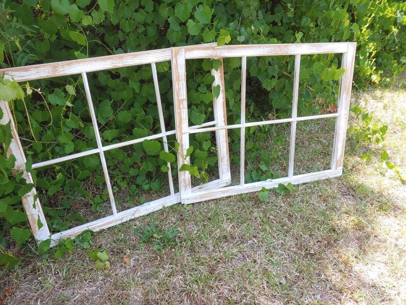 Vintage Antique Farm Window Frame 6 Pane 36x27 Authentic - Etsy