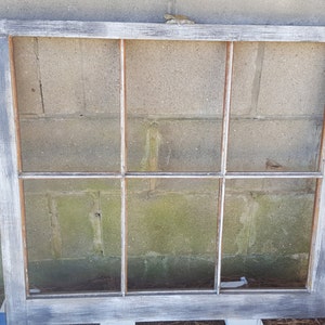 Vintage Unqiue Antique Window Frame, 6 Pane, Custom Painted - Etsy