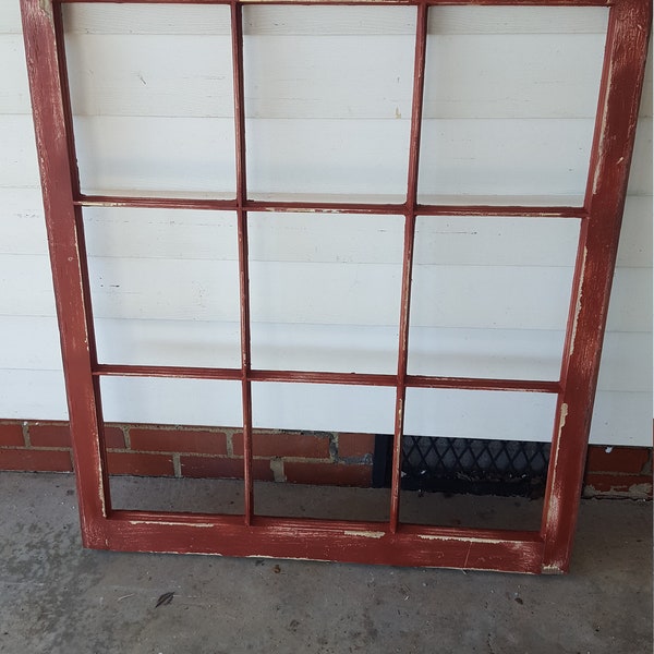 9 Pane Window Frame - Etsy