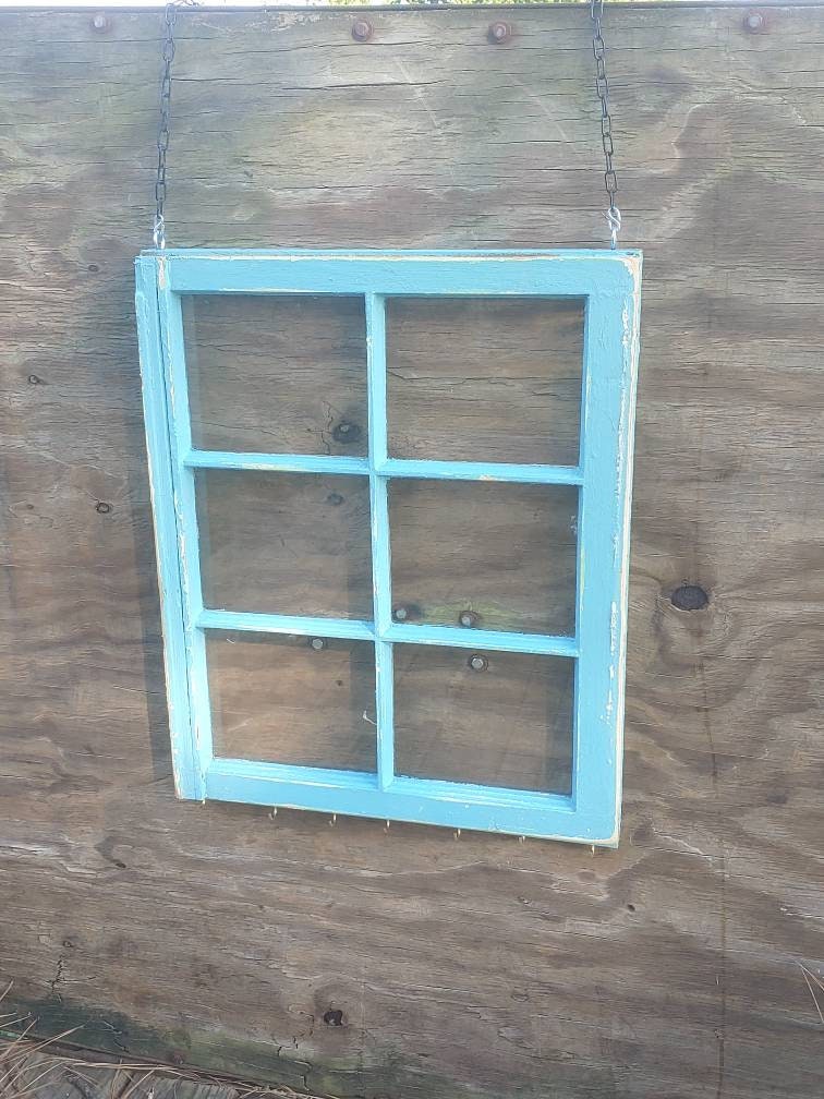 Vintage Antique Farm Window Sash Frame 6 Pane 24x19 Small | Etsy