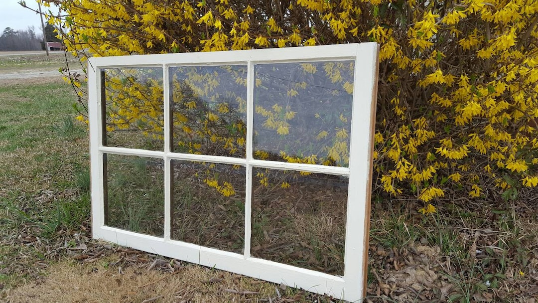 36x20 6 Six Pane Farm House Wedding Pinterest Window Sash Frame Ivory ...