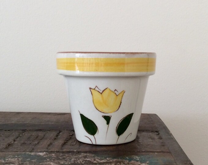 Vintage 1950s-1960s Stangl Pottery 3 Hand-painted Flower Pot - Etsy