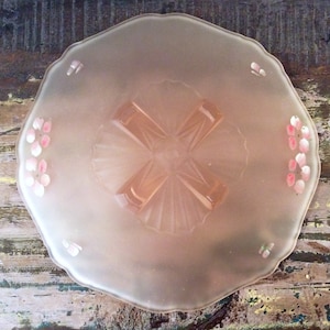 Vintage 1930s Lancaster Glass Hand-painted Carol Pattern - Etsy