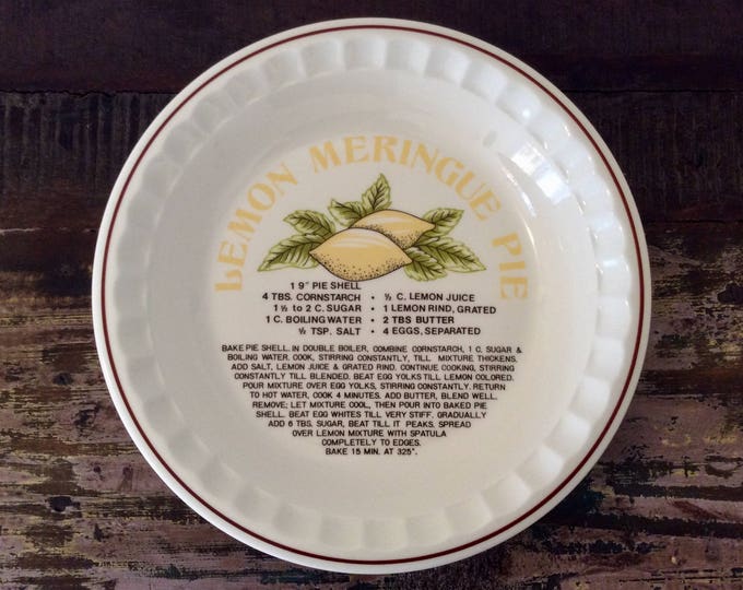 Vintage 1990s Hankook Made in Indonesia Ceramic Deep Dish Lemon ...