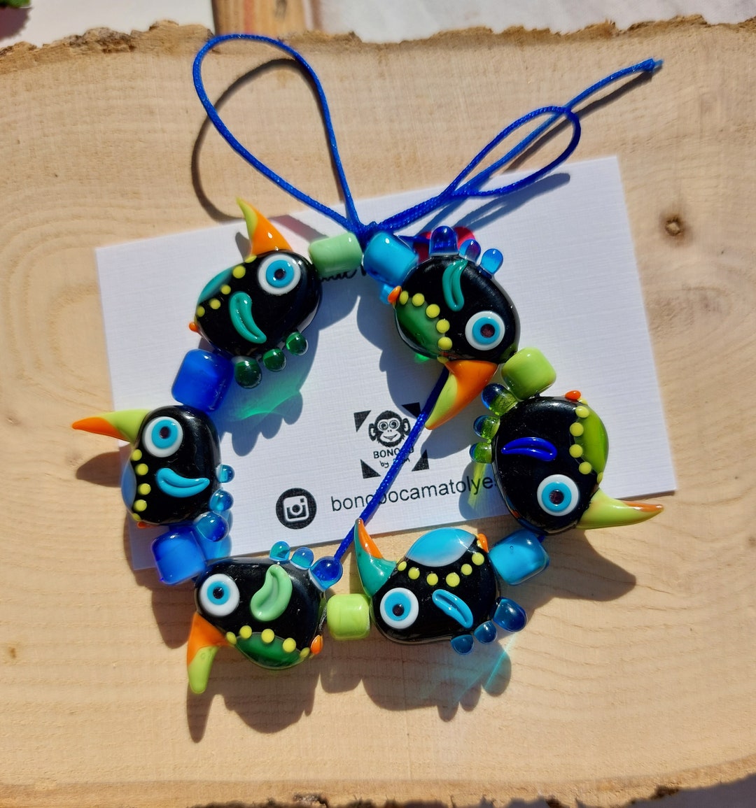 Lampwork Glass Toucan Bird Beads, Glass Toucan Beads, Whimsical Toucan ...