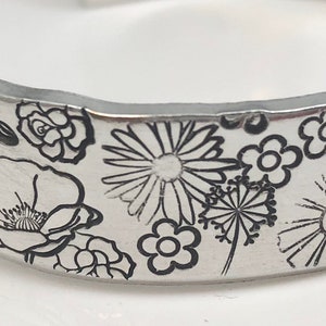 Fluffhead Hand Stamped Metal Cuff Bracelet FREE SHIPPING - Etsy