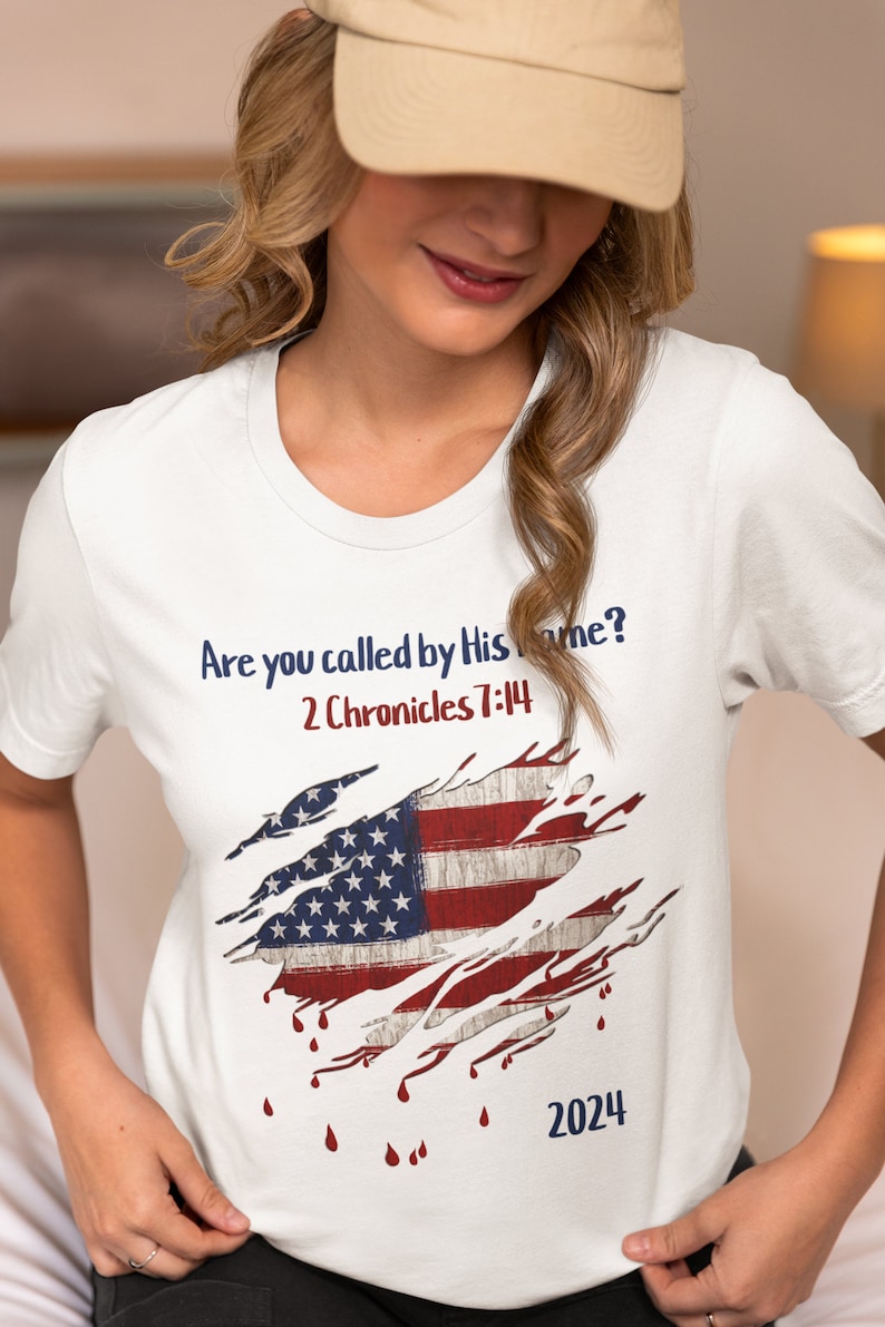 2 Chronicles 7:14, Christian, T-shirt, Independence Day, Patriotic, 4th ...