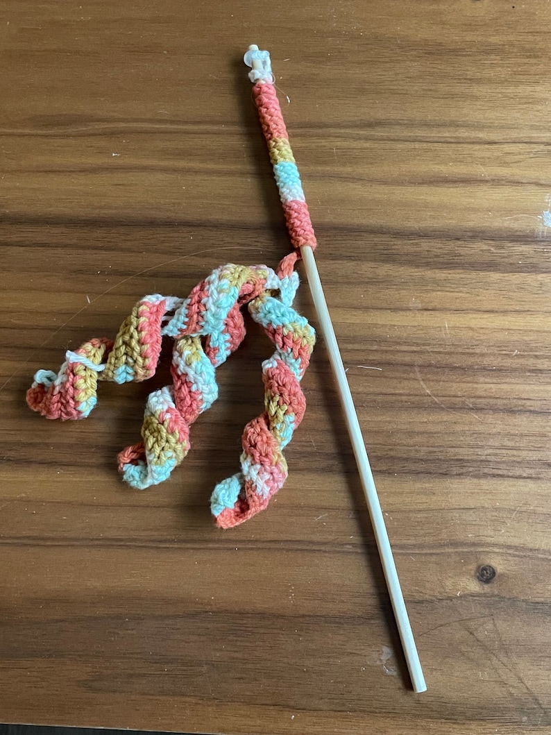 Triple Tentacle Cat Twizzler, Orange Variegated - Etsy