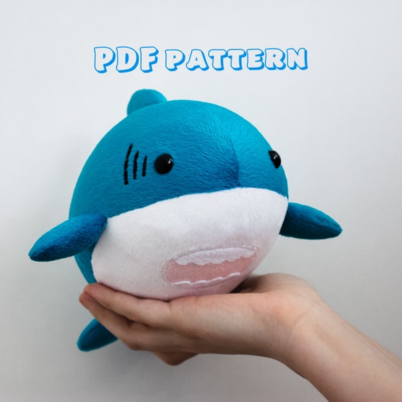 Shark Plush Sewing Pattern .pdf Tutorial - Etsy