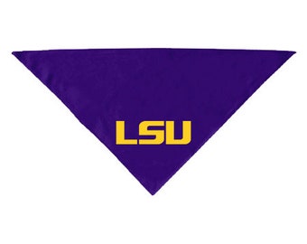 Lsu Dog Bandana - Etsy