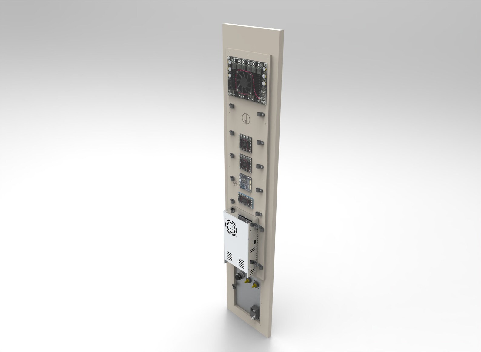 MDF Wood Panel for 3 Way Amplifier With Dsp Sigma DIY Wondom PAIR - Etsy