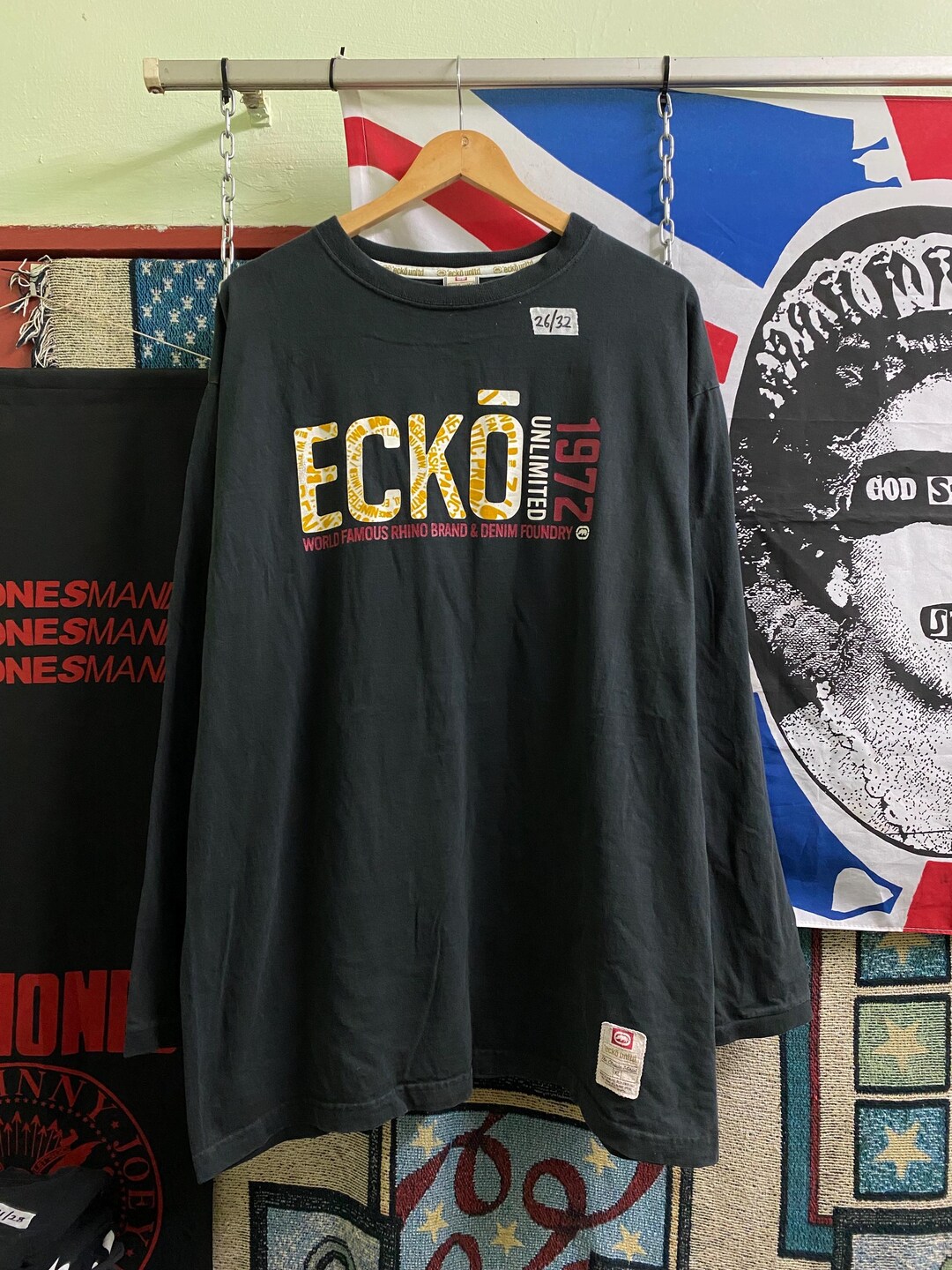 Vintage Y2K Ecko Unlimited Longsleeve Baggy T-shirt - Etsy