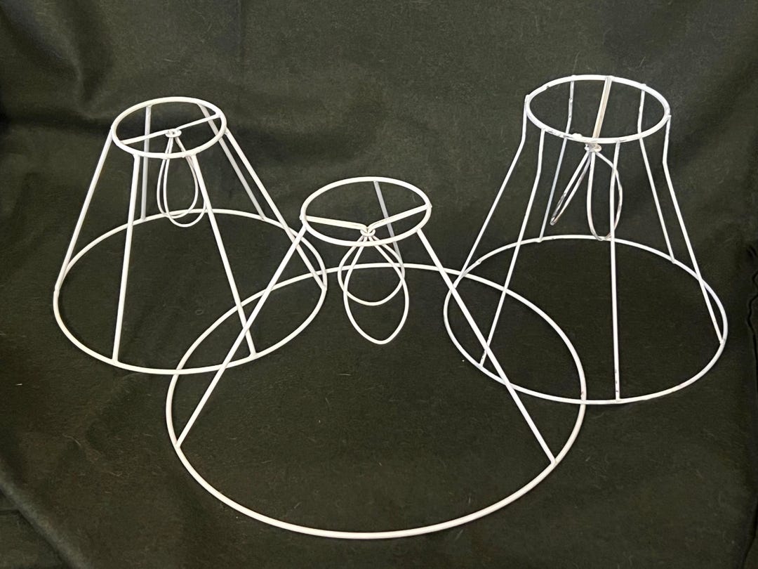 Scandinavian Vintage Lamp Shade Frame Wire Frame Wireframe - Etsy