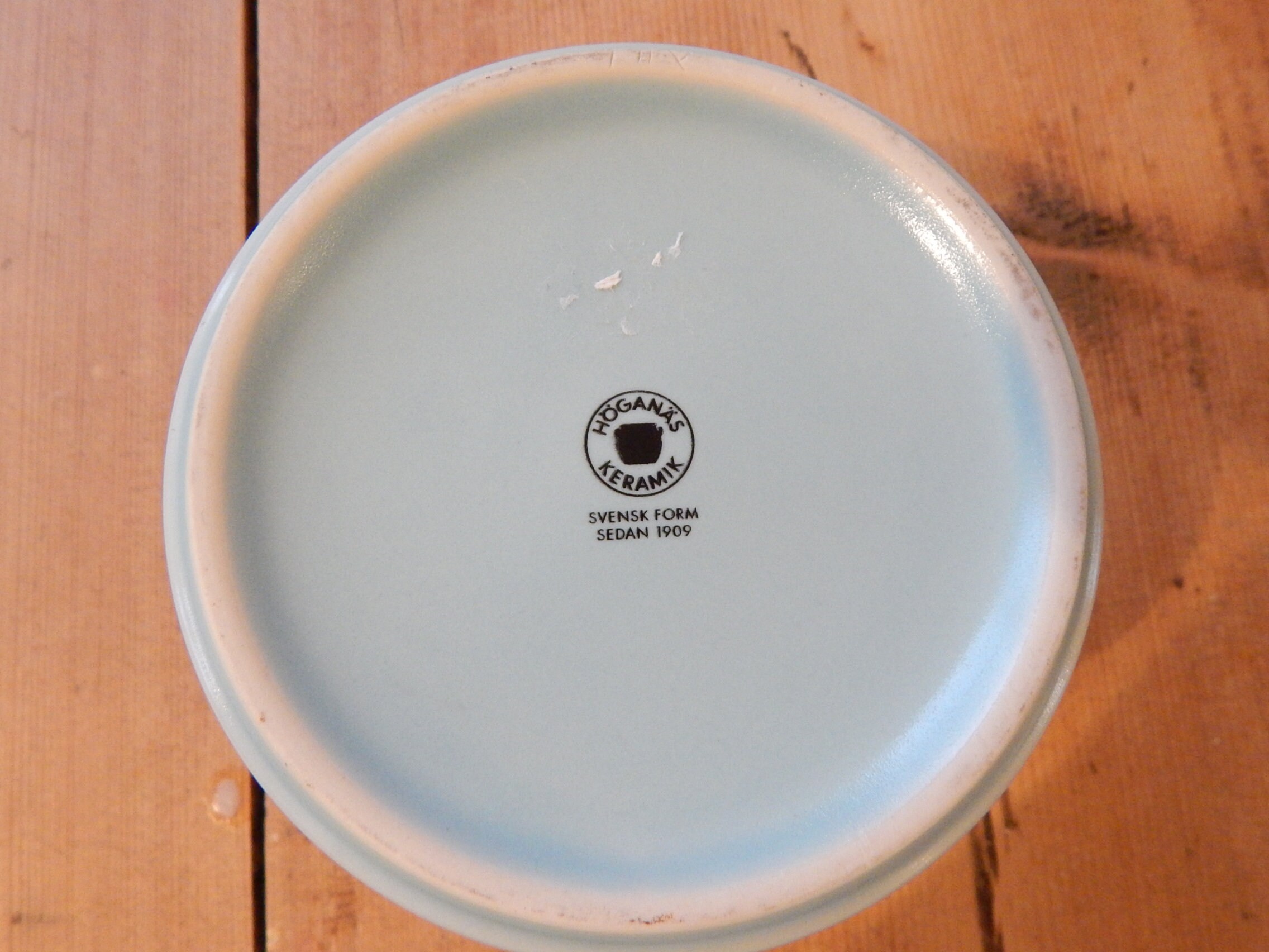Scandinavian Vintage Höganäs Keramik Stoneware Light Blue Bowl Jar Pot ...