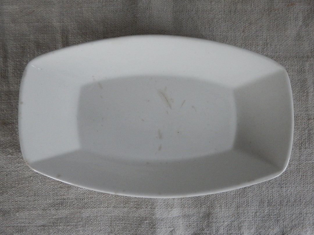 Antique White Fish Platter Vintage Serving Plate - Etsy
