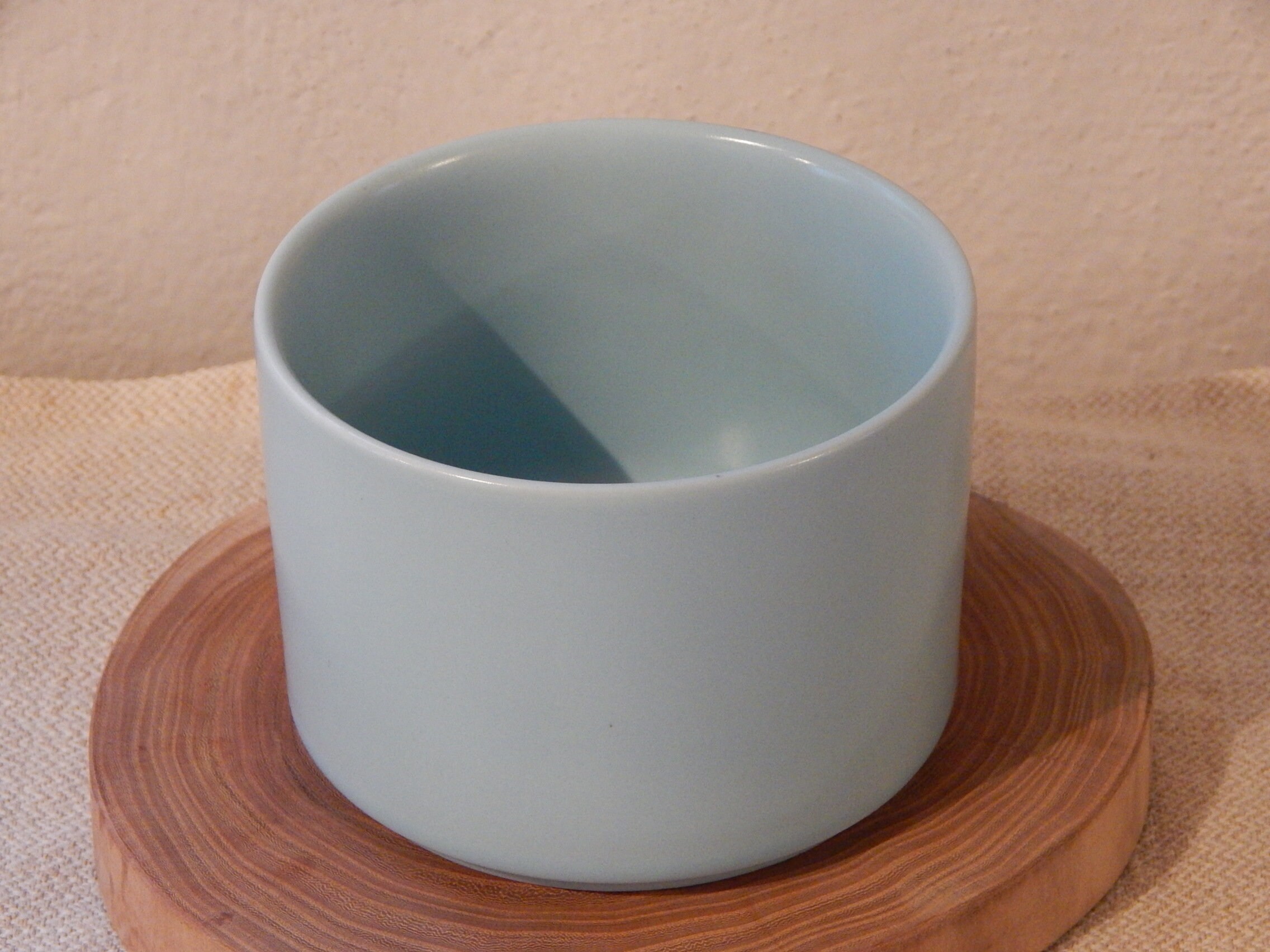 Scandinavian Vintage Höganäs Keramik Stoneware Light Blue Bowl Jar Pot ...