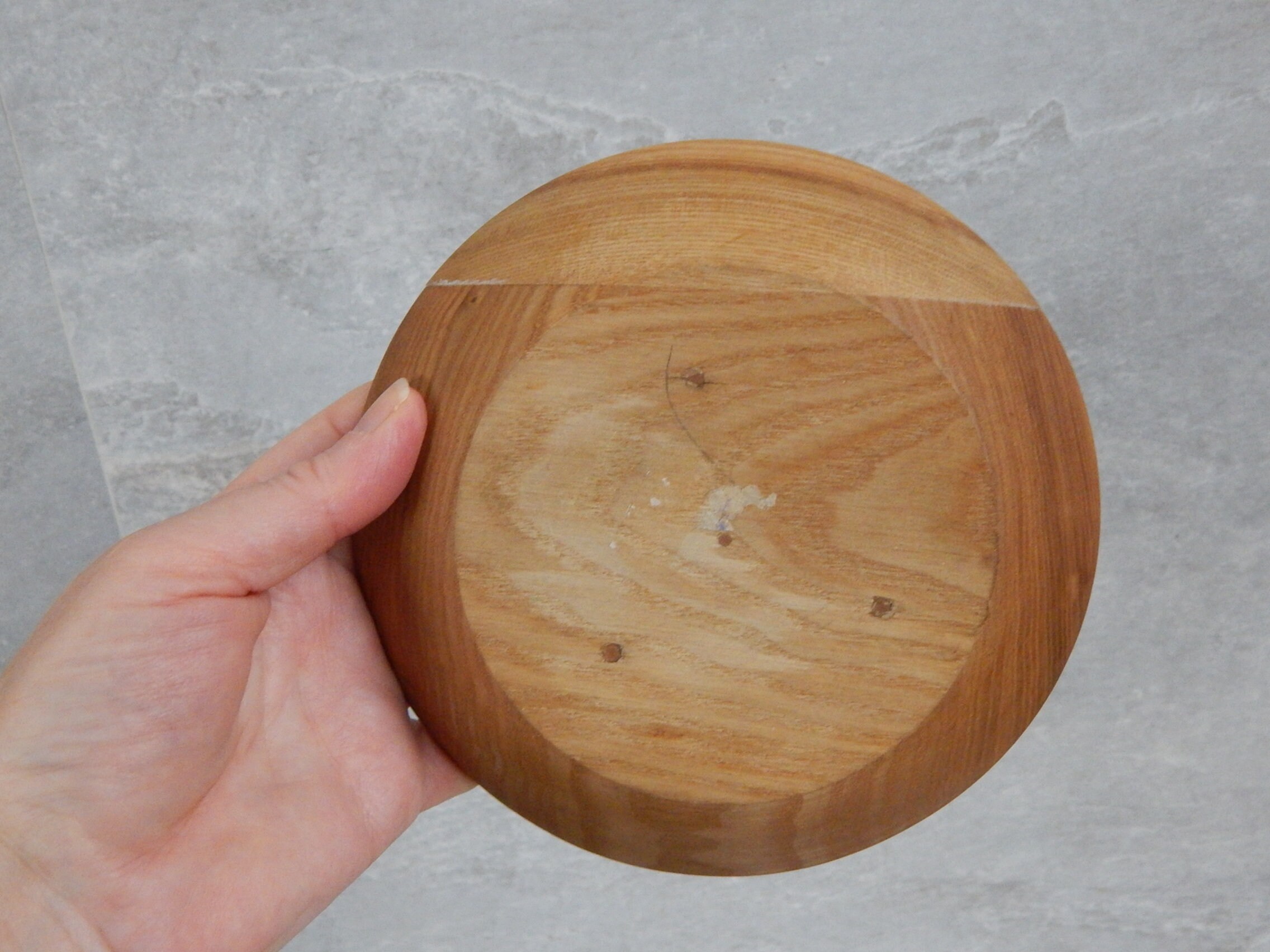 Wood Bowl Rustic Wood Serving Platter Handmade - Etsy