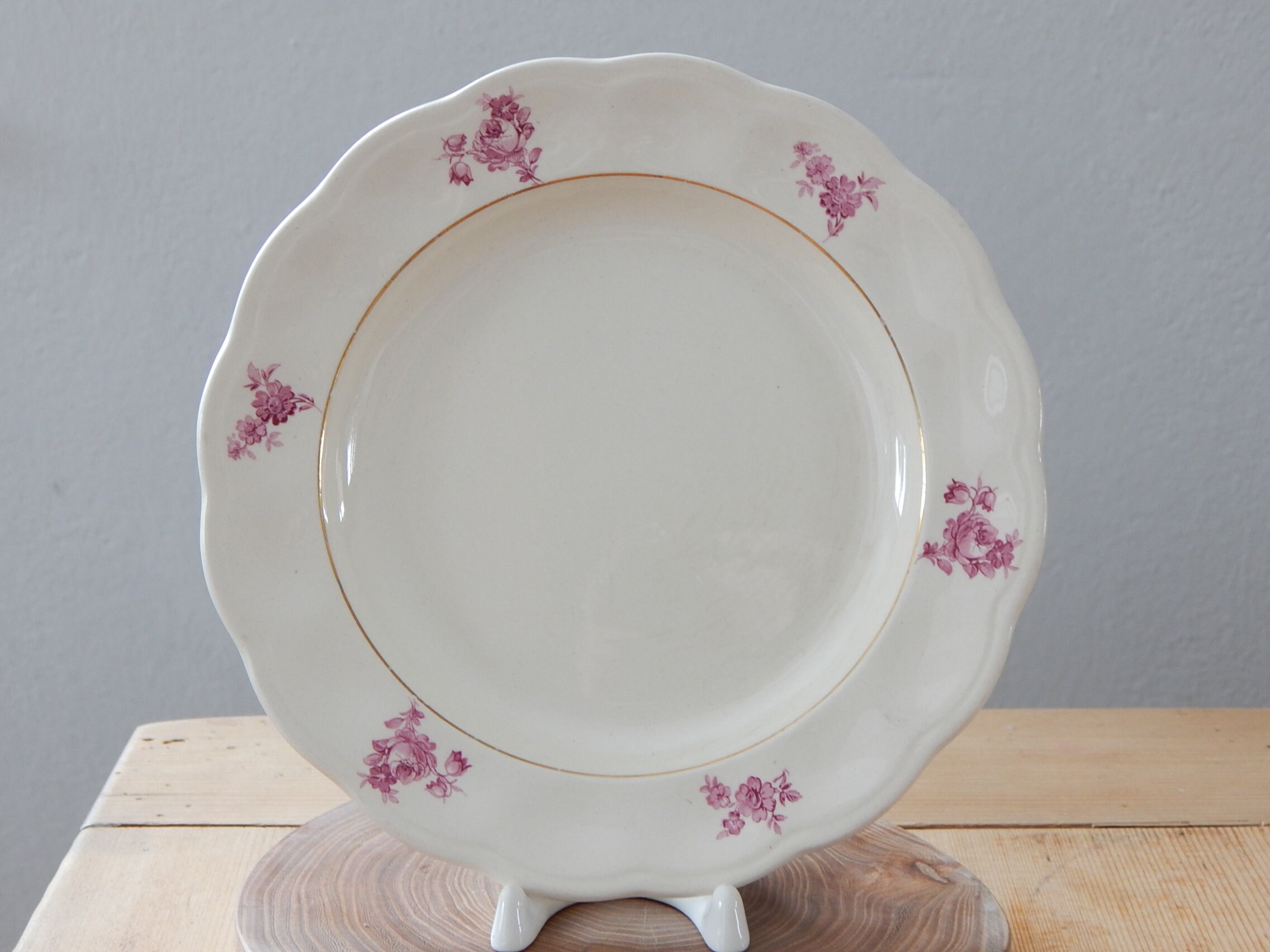Scandinavian Vintage Old Gustavsberg Sweden Flint Porslin DEKOR 53 Cake ...