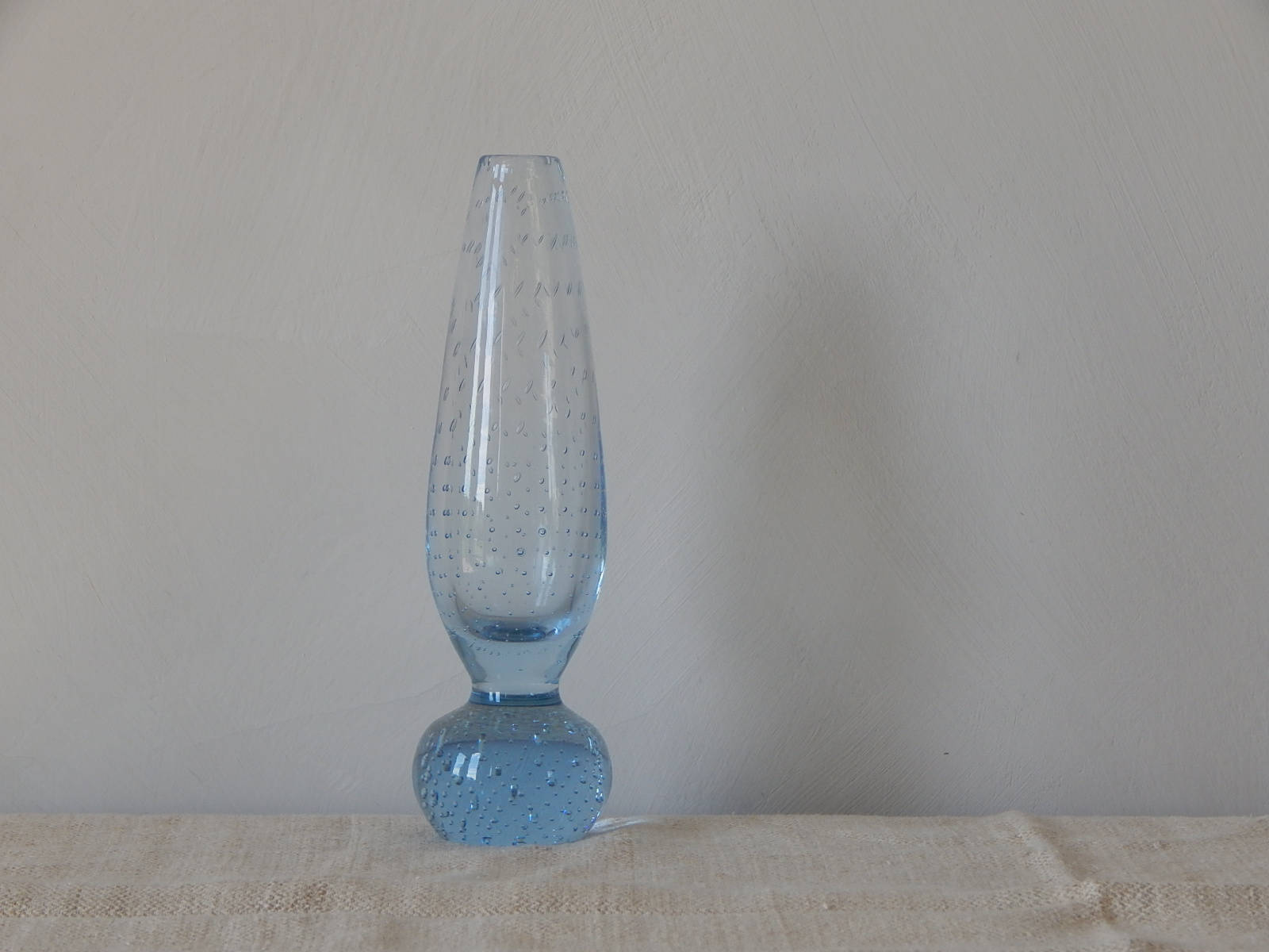 Scandinavian Vintage Light Blue Glass Vase Vintage Vase Retro - Etsy