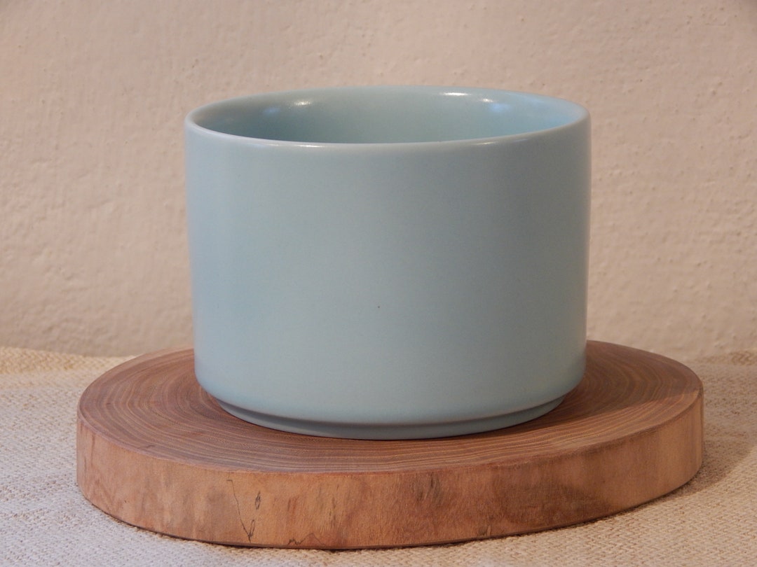 Scandinavian Vintage Höganäs Keramik Stoneware Light Blue Bowl Jar Pot ...
