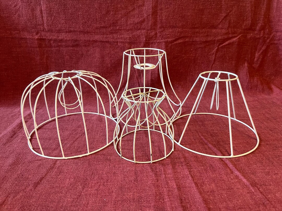1 Scandinavian Vintage Lamp Shade Frame Wire Frame Wireframe - Etsy