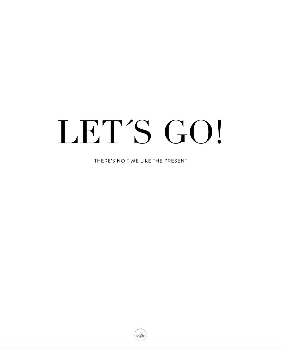 Let's Go! Poster- Home Decor and Wall Art, Postcards, Posters, Digital ...