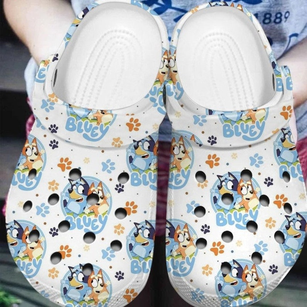 Personalized Bluey Family Birthday Clog Shoes, Clogs Shoes for Men ...