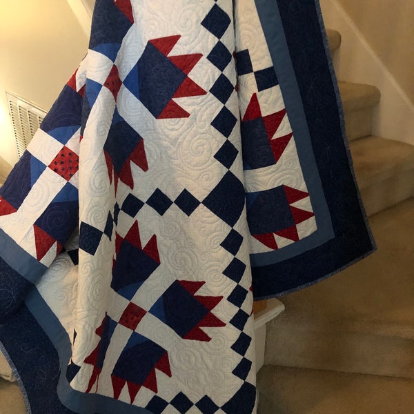 Patriotic Quilt - Etsy