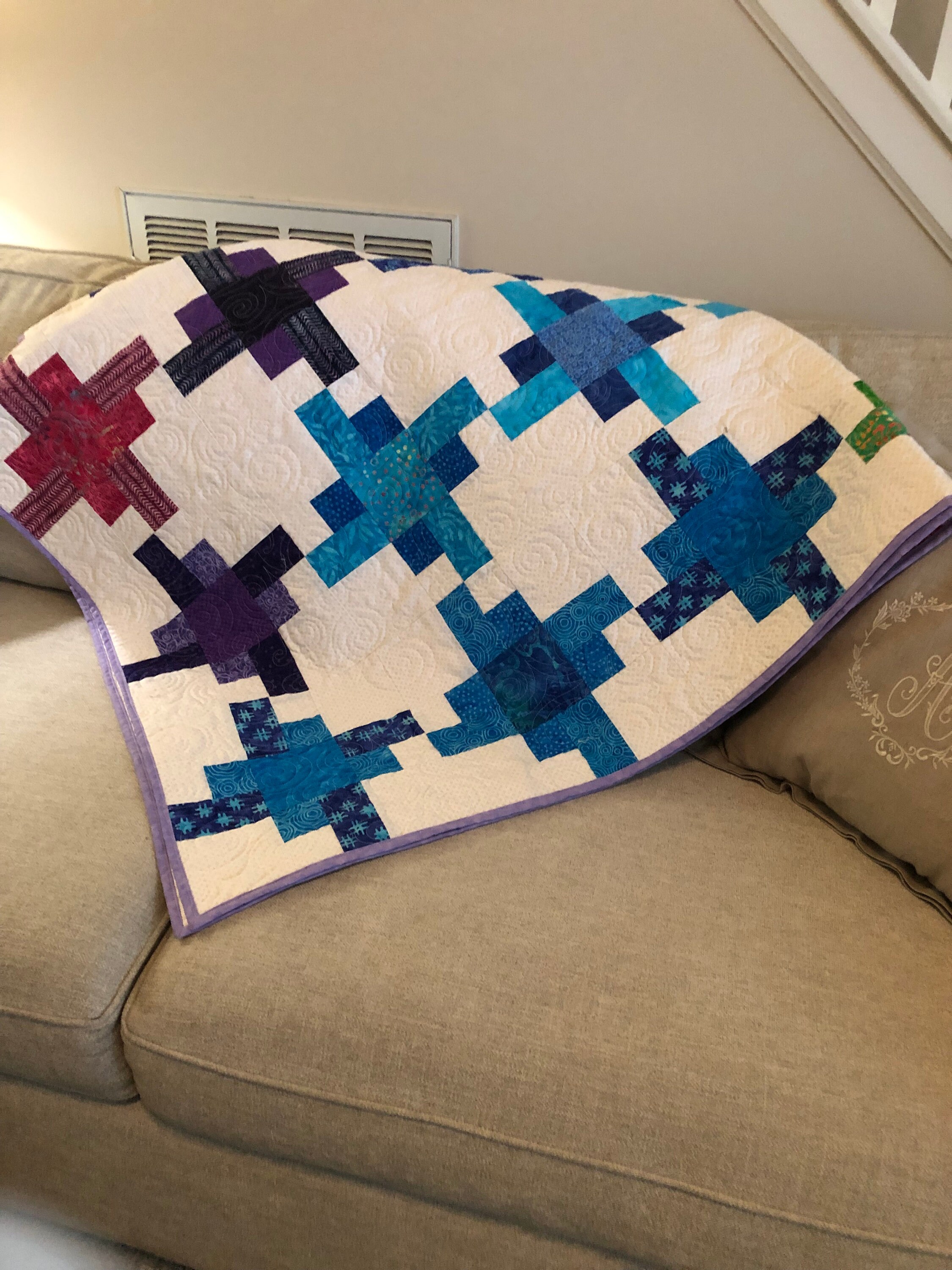 Rainbow Matrix Quilt - Etsy