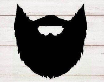 Beard decal | Etsy