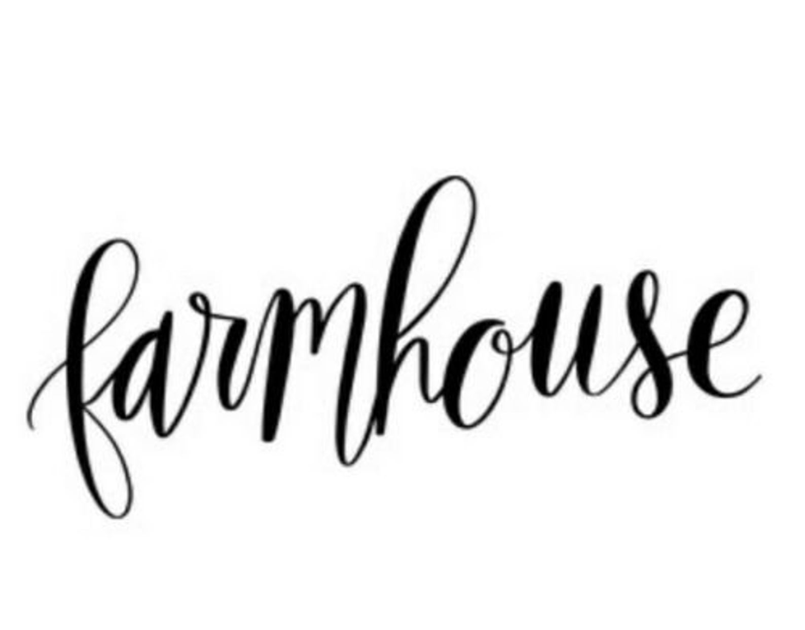 Farmhouse Word Vinyl Decals Sticker for Walls Cars Wood Glass - Etsy
