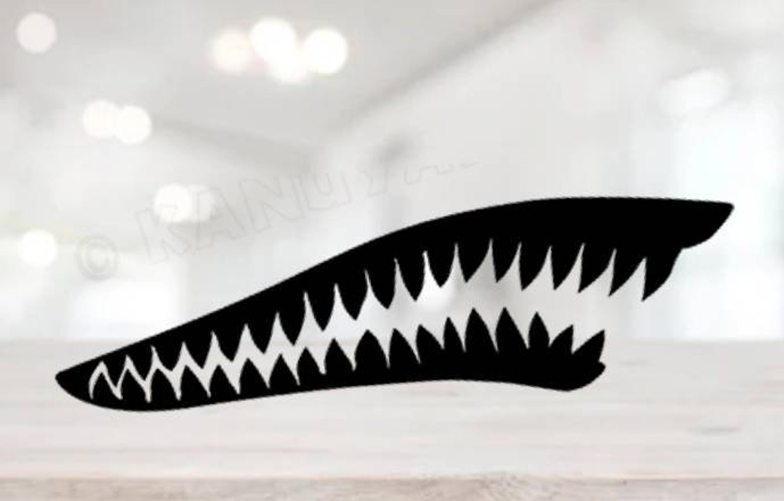 Sale Shark Teeth Vinyl Decal for Cars Wall Tumblers Cups | Etsy