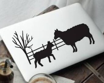 Sheep Window Decal - Etsy