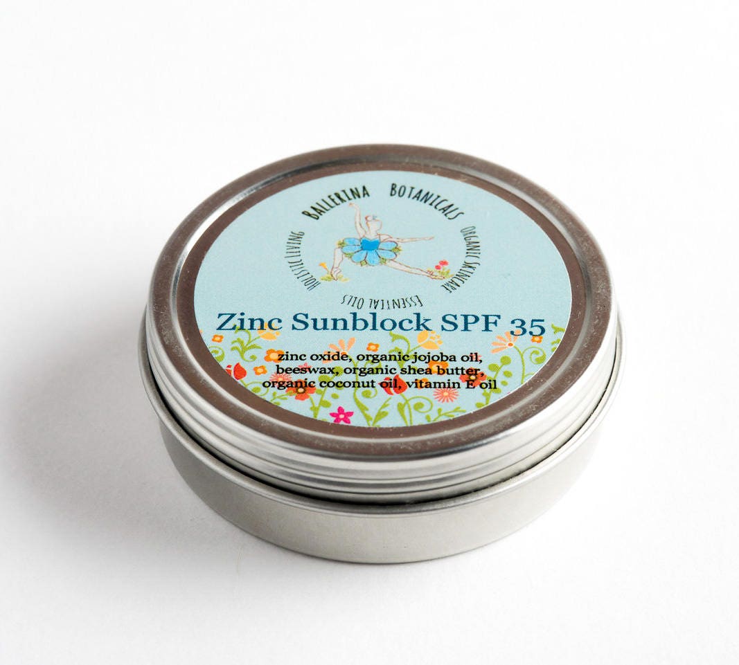 Sunblock Organic Sunscreen SPF 35 Water Resistant with | Etsy