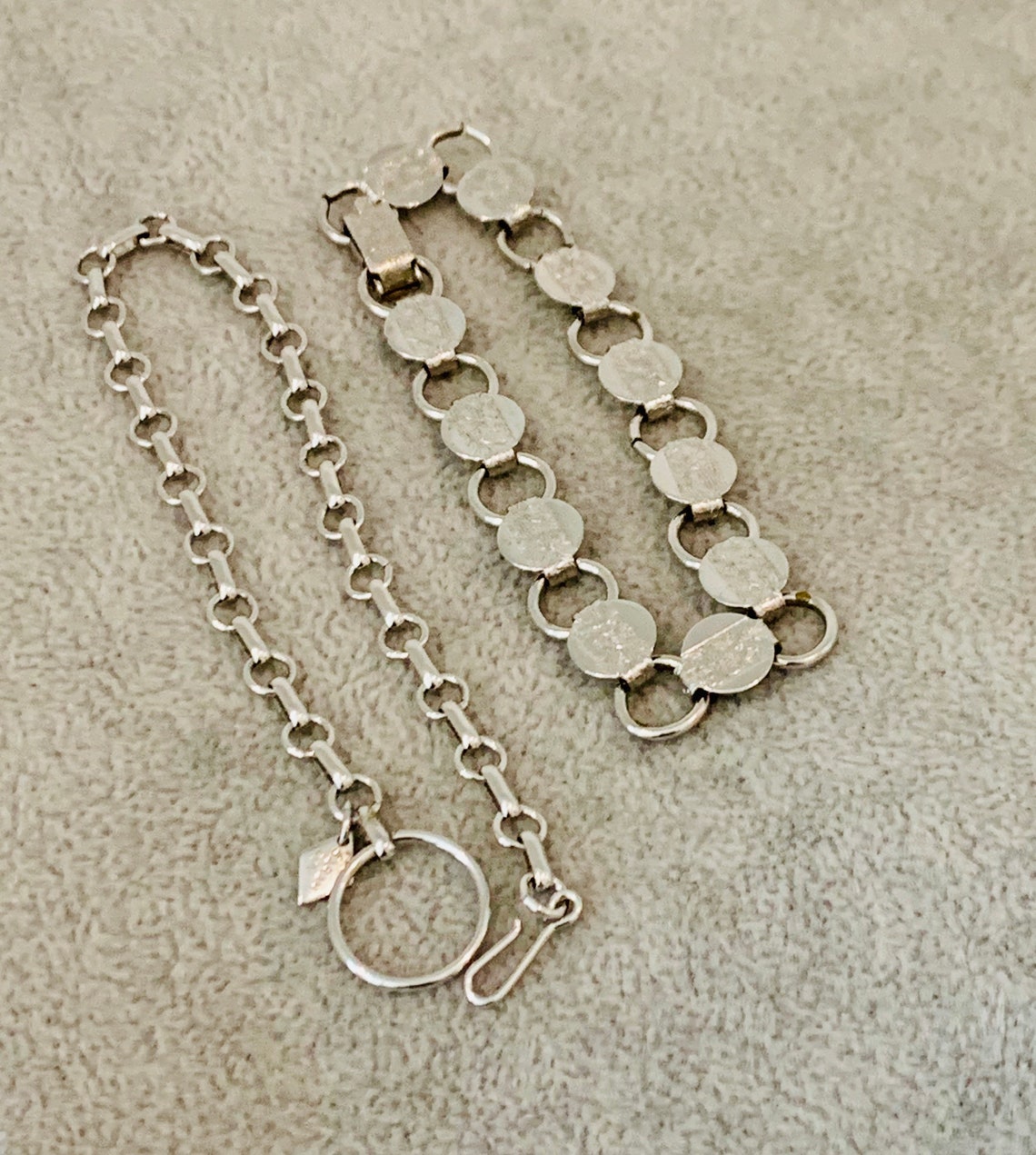 Two Vintage Sarah Coventry Silver Tone Chain Link Bracelets - Etsy