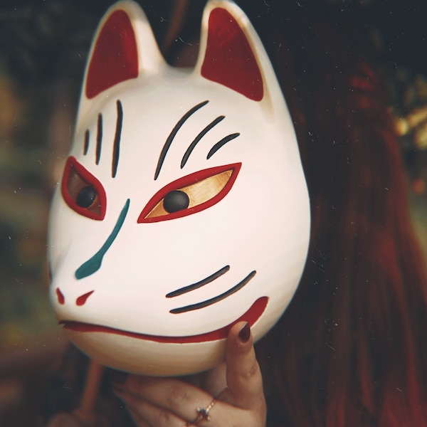 Kitsune Mask - Etsy