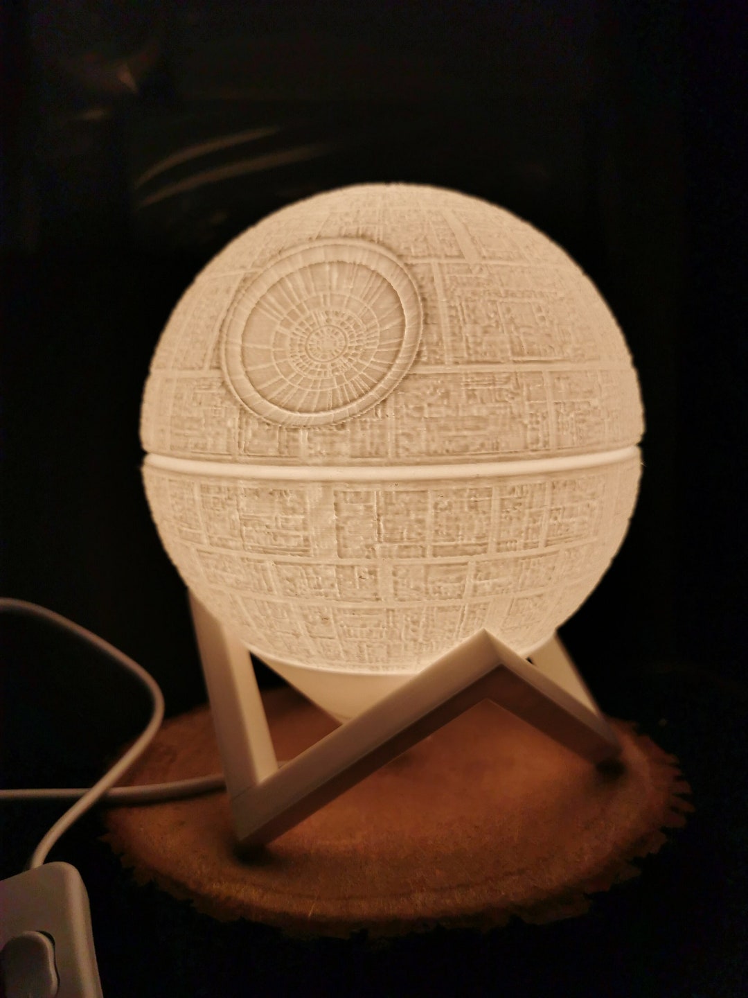 Black Star Lamp, Star Wars Lamp, Star Wars Decoration - Etsy