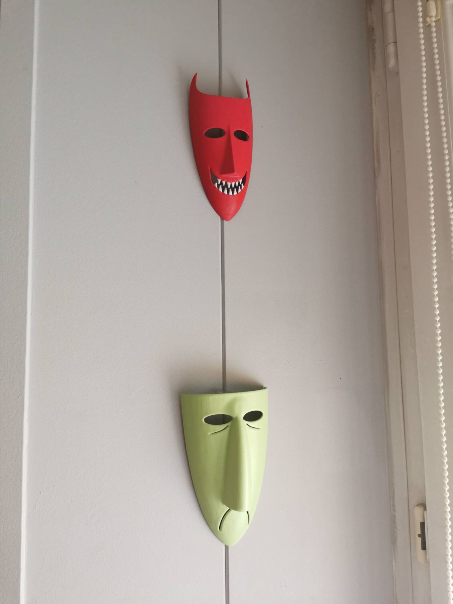 Set of Masks Lock Barrel and Shock to Hang on the Wall - Etsy