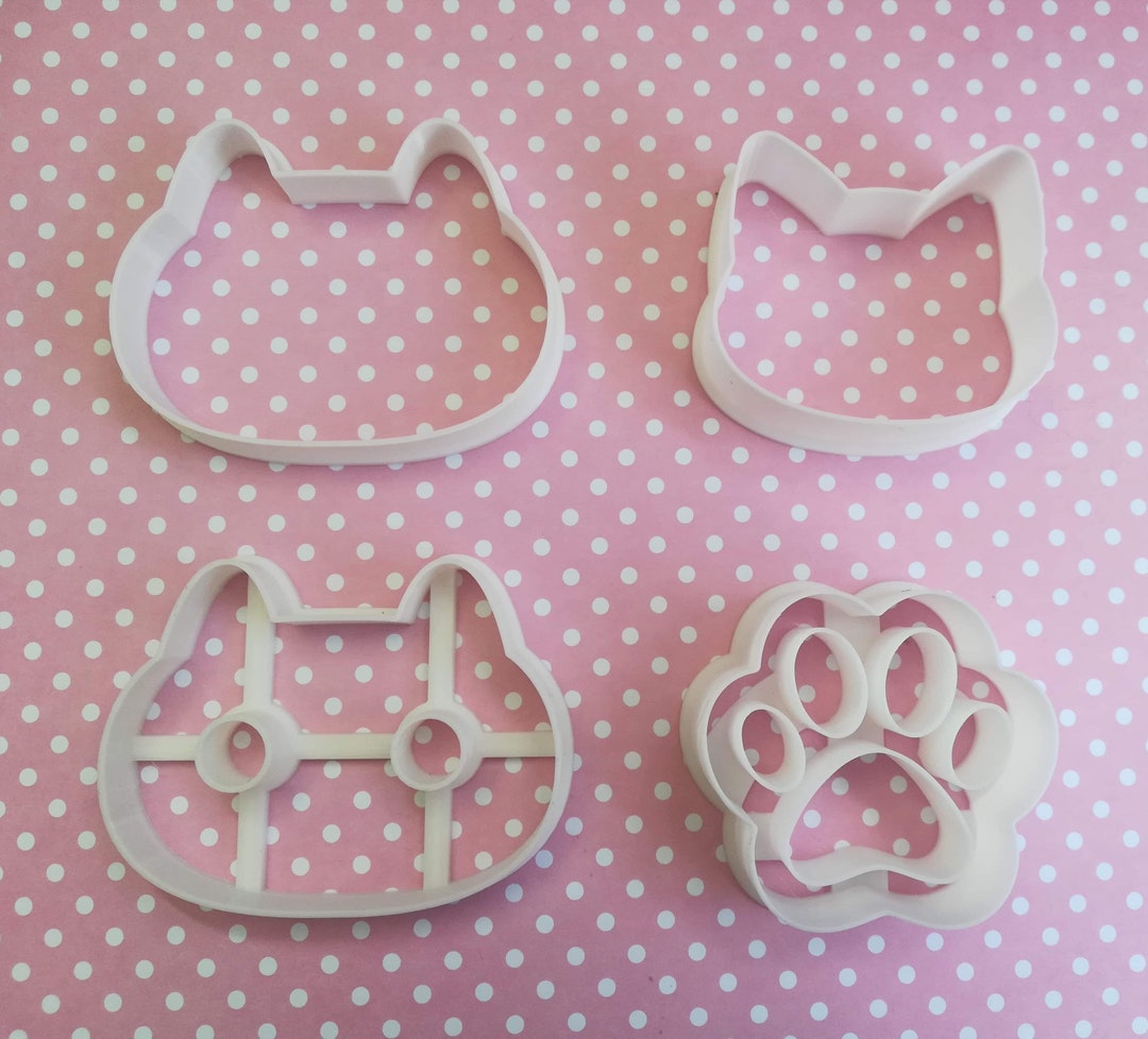Cat Cookie Cutter Set - Etsy