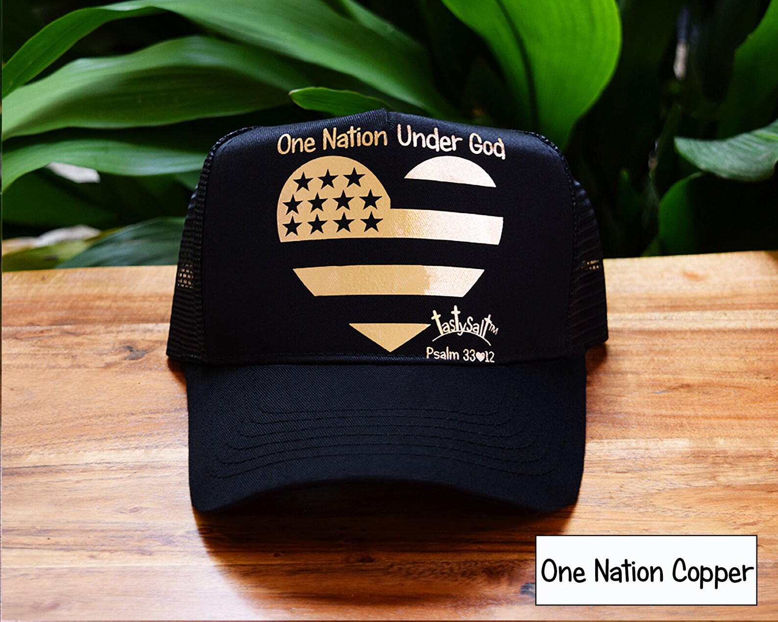 One Nation Under God USA Flag Trucker Hat / Americana | Etsy