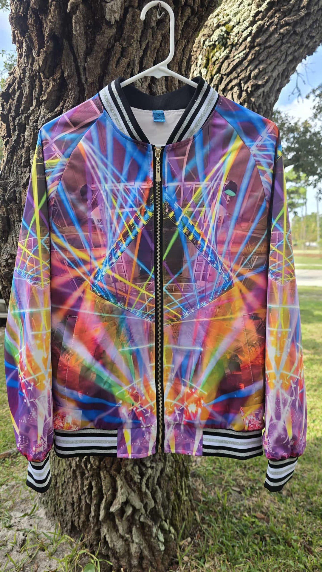 Rave Goose Band Varsity Jacket, Concert Lights Andrew Goedde Rally ...
