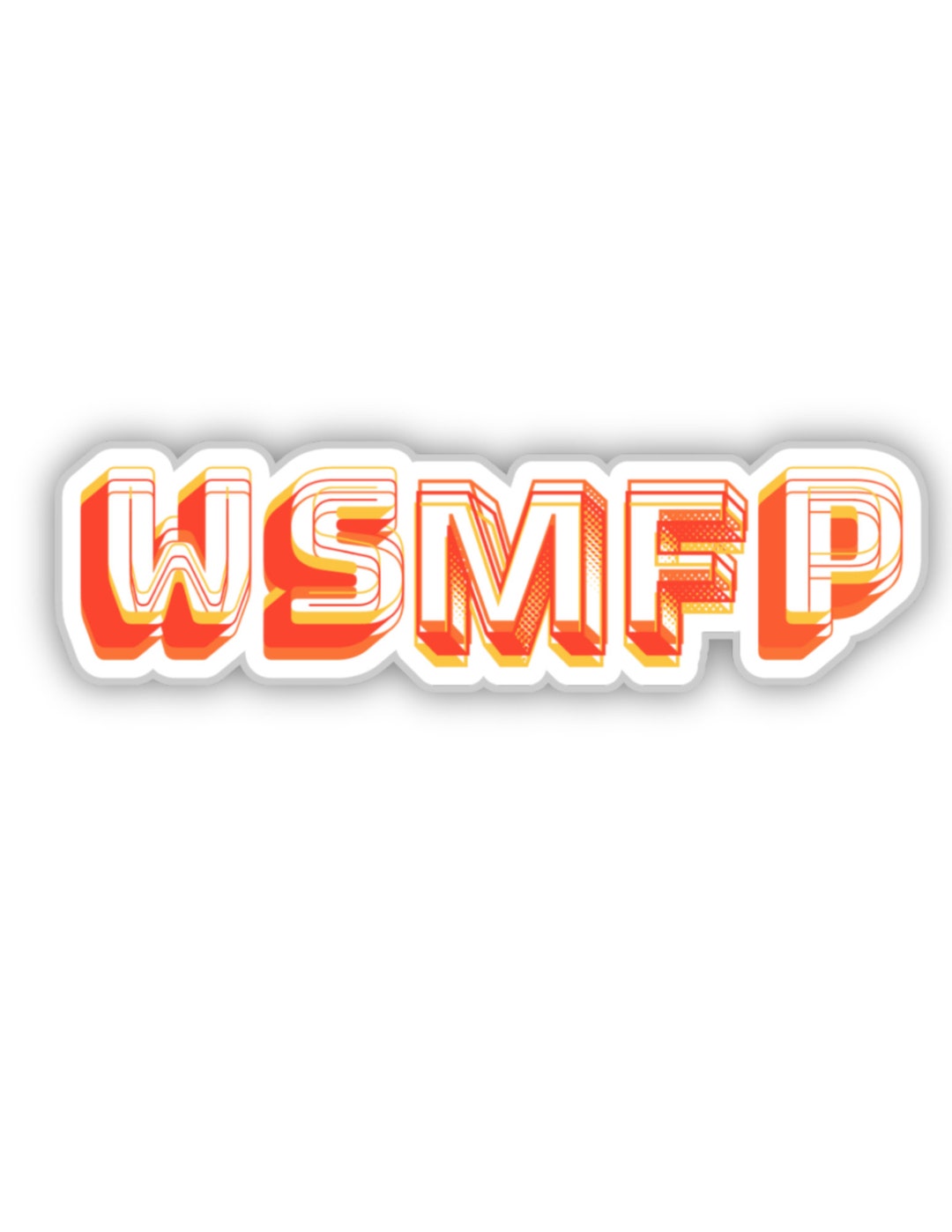WSMFP, Widespread, Panic, Lettering, Trippy, Slap, Sticker, Indoor ...