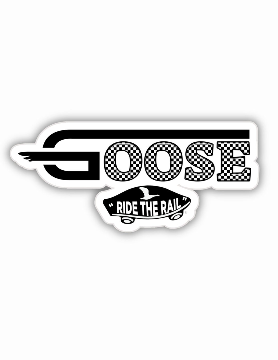 Goose, Goose the Band, Vans Inspired, Ride the Rail, Checkerboard ...