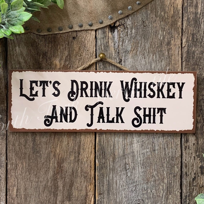 Whiskey Sign - Etsy