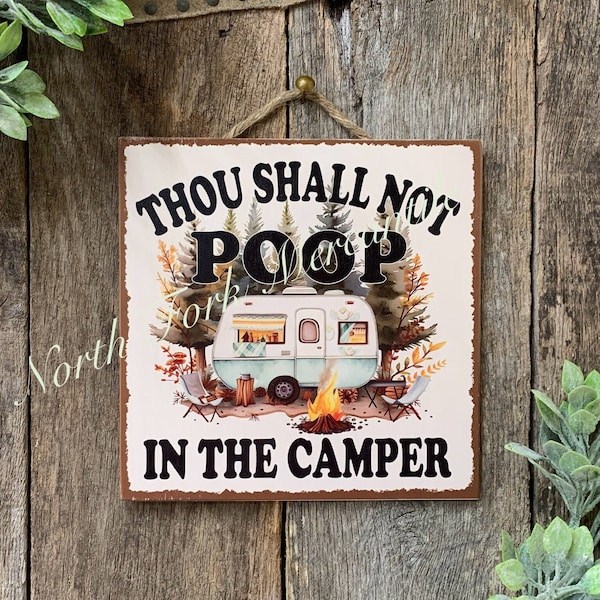 Rv Bathroom Signs - Etsy