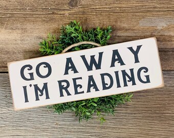Book Reading Sign - Etsy