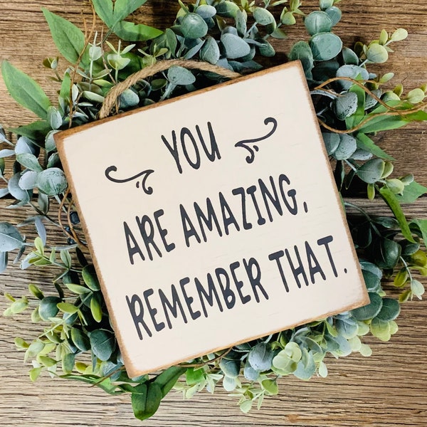 You Are Amazing Sign - Etsy