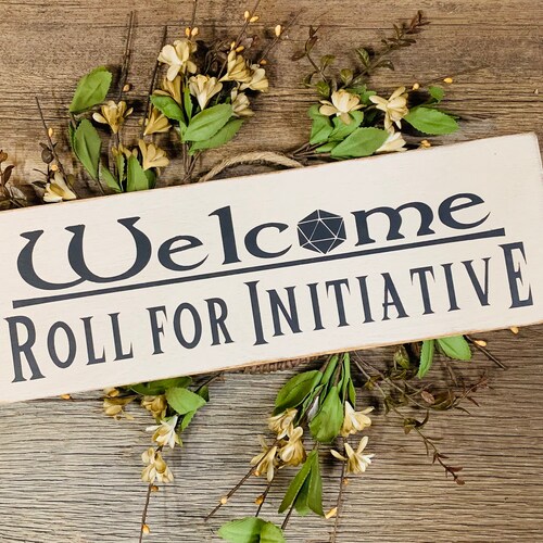 Roll for Initiative Doormat Dungeons and Dragons Doormat D&D - Etsy